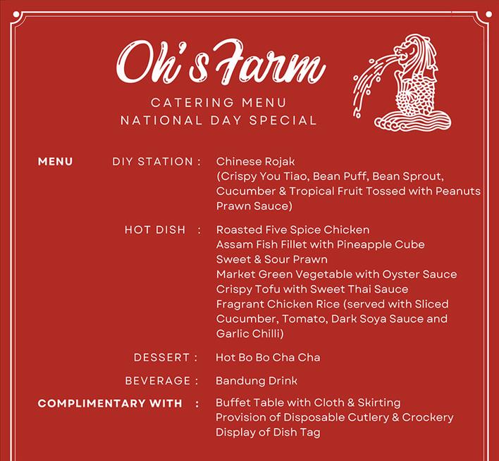 The Boutique Caterer | Oh's Farm Catering